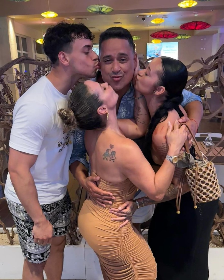 Xanddy celebra aniversário em família durante viagem a Bahamas Amo