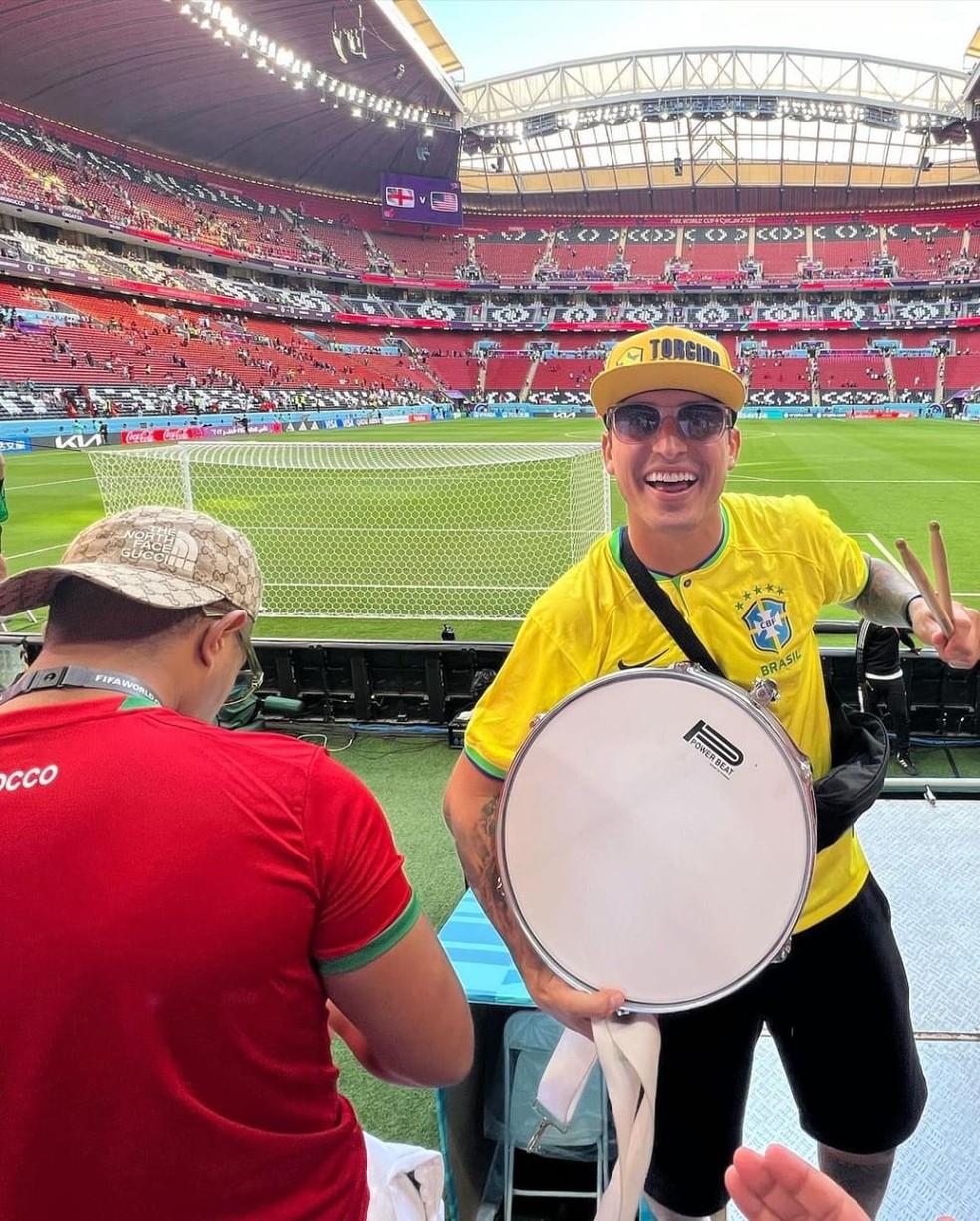 Felipe Prior realiza sonho e vai ao Catar assistir a Copa do Mundo