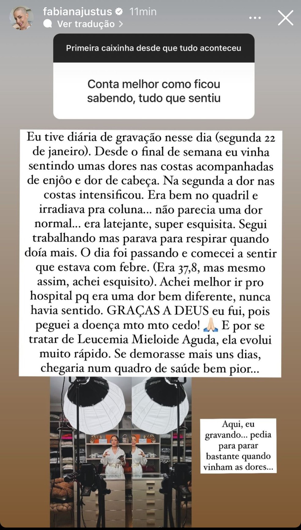 Fabiana Justus Relembra Reação Ao Receber Diagnóstico De Leucemia E