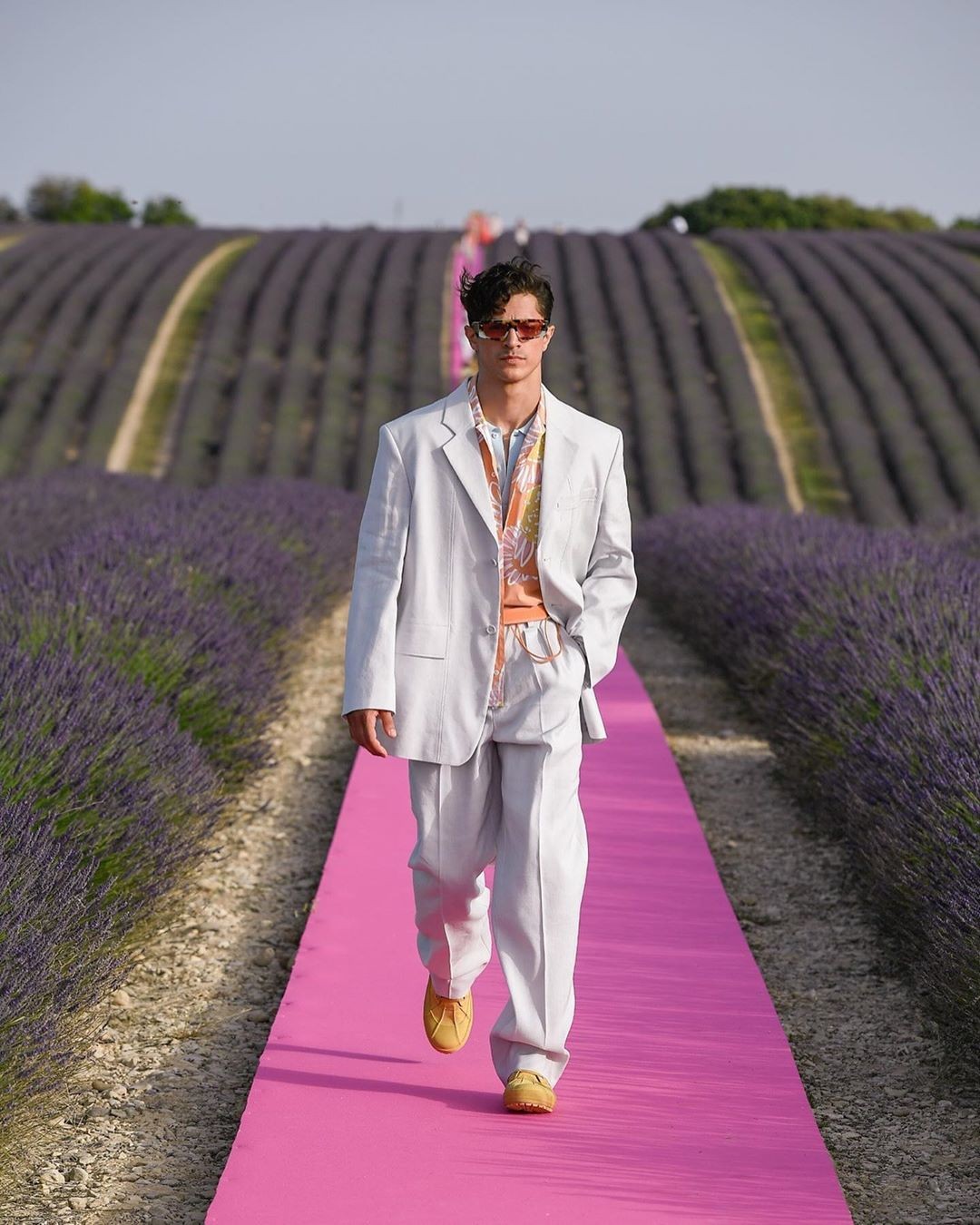 Jacquemus celebra 10 anos de sua marca com desfile em campo de lavanda ...