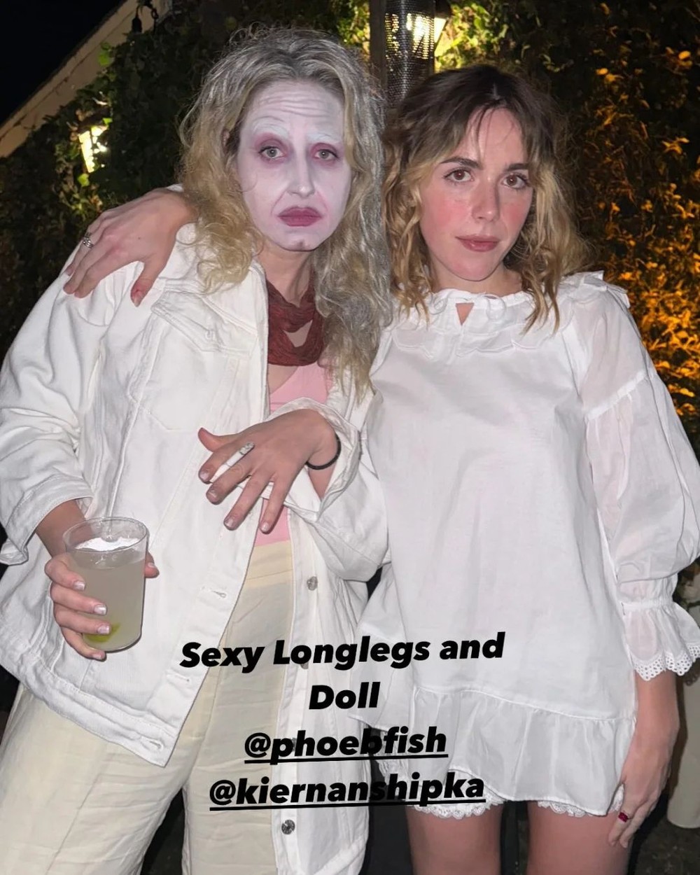 Kiernan Shipka vai a festa de Halloween de Billie Eilish