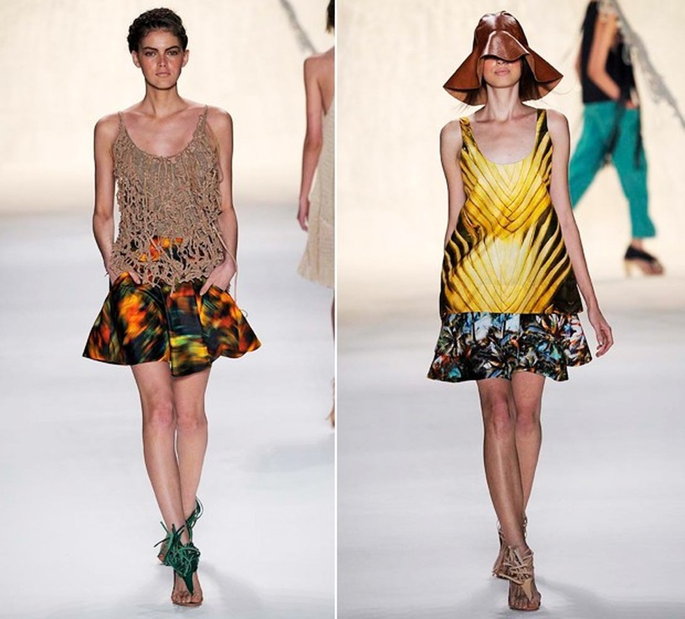 A mini é o máximo: comprimento curto é hit nas passarelas do Fashion Rio