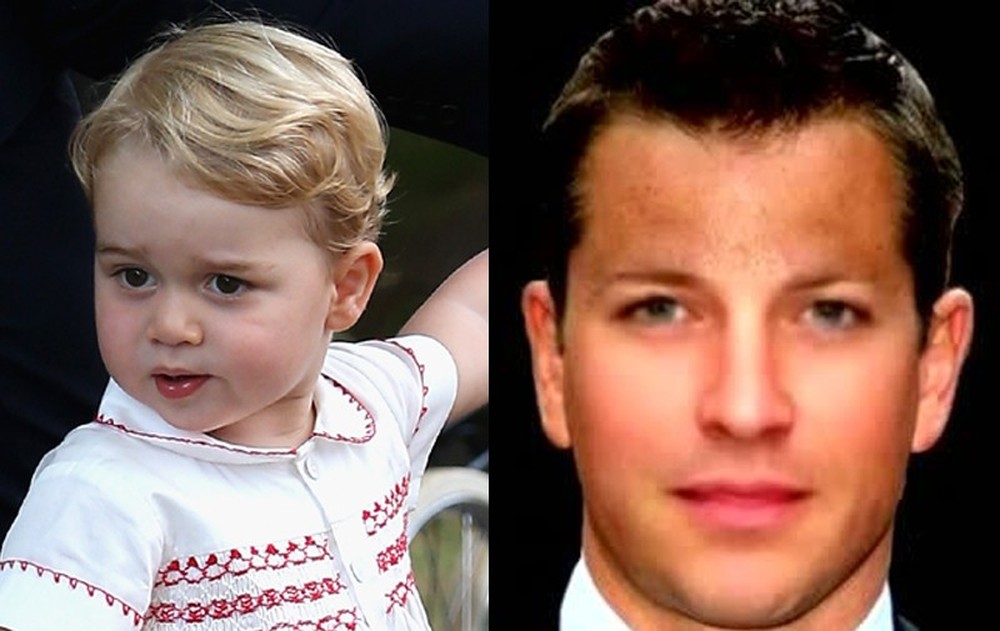 Cientistas revelam como será o rosto de Príncipe George quando adulto