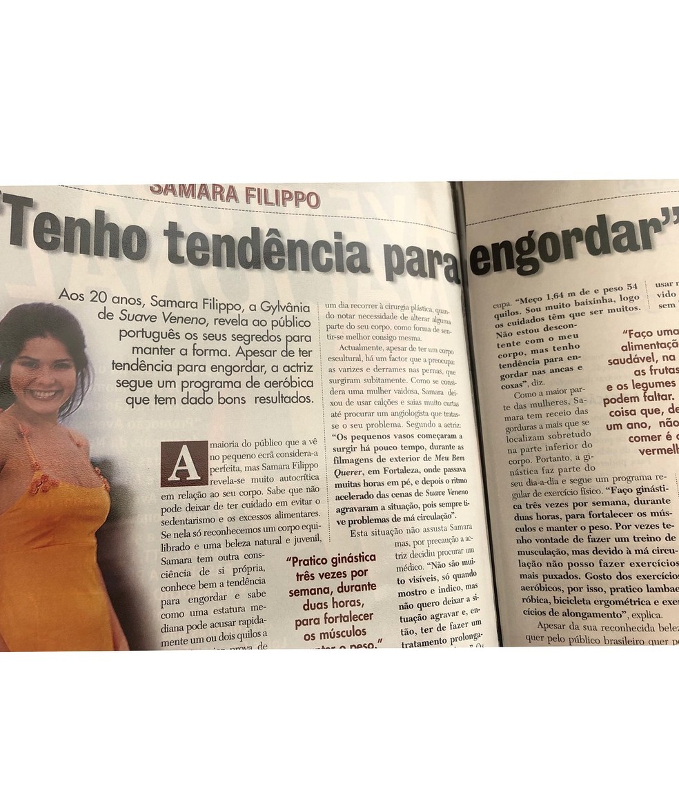 Samara Felippo relembra luta com a própria imagem em 'textão'
