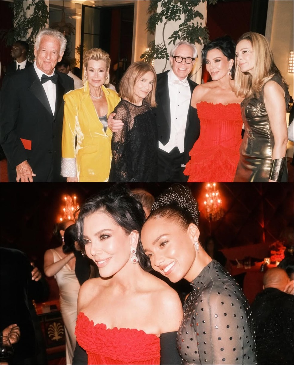 Kris Jenner reúne amigos e familiares em festão para celebrar seus 70 anos