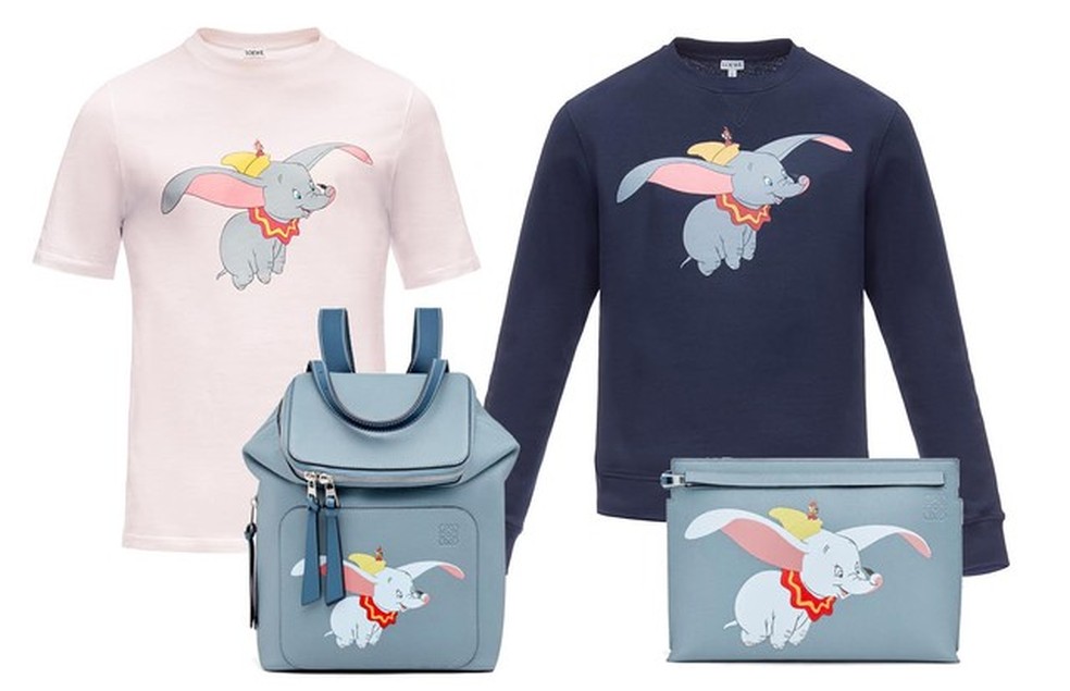 Dumbo vira ícone fashion em novas collabs da moda