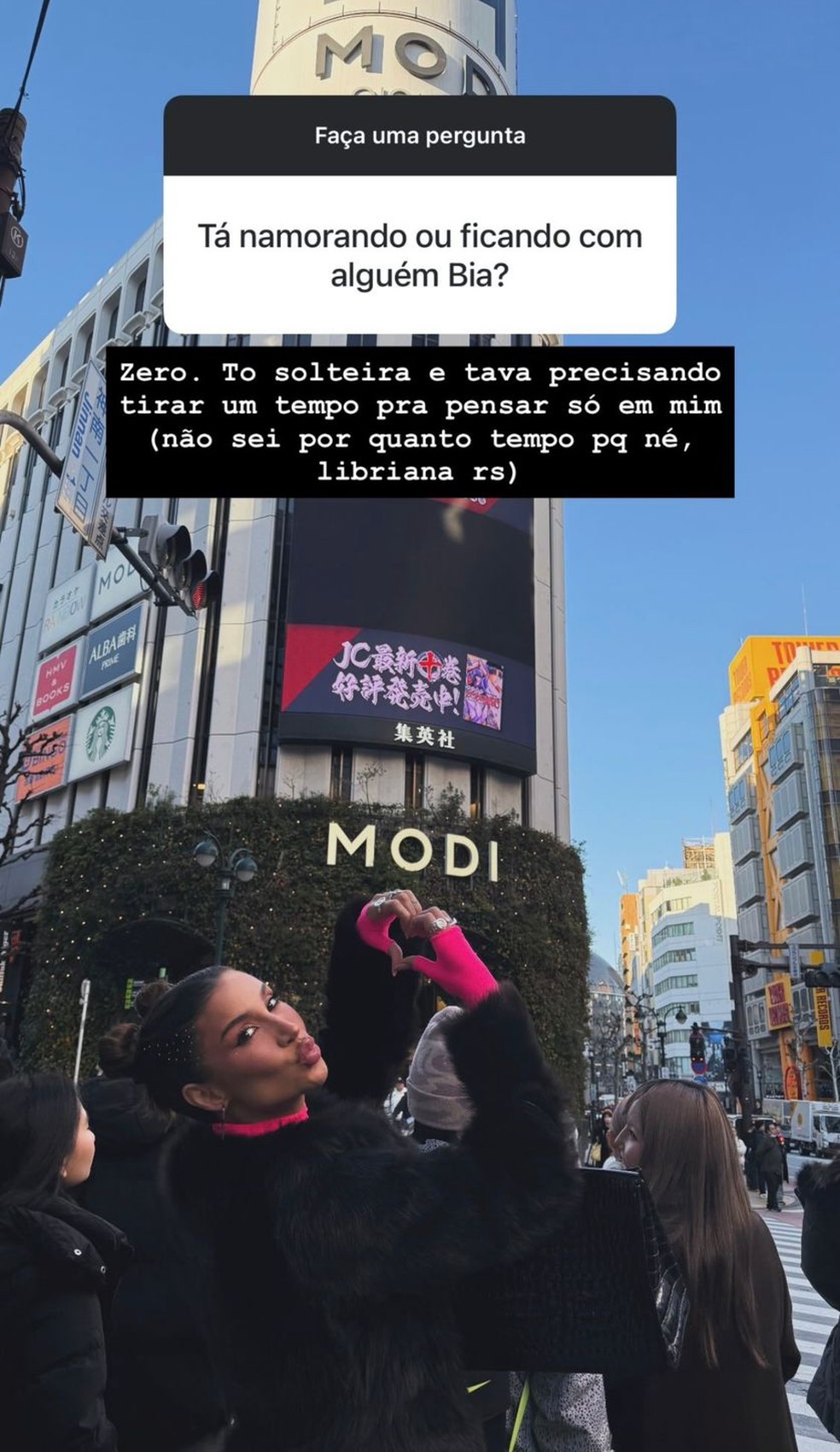 Bianca Andrade reflete sobre a vida amorosa após fim de namoro: 'Solteira'