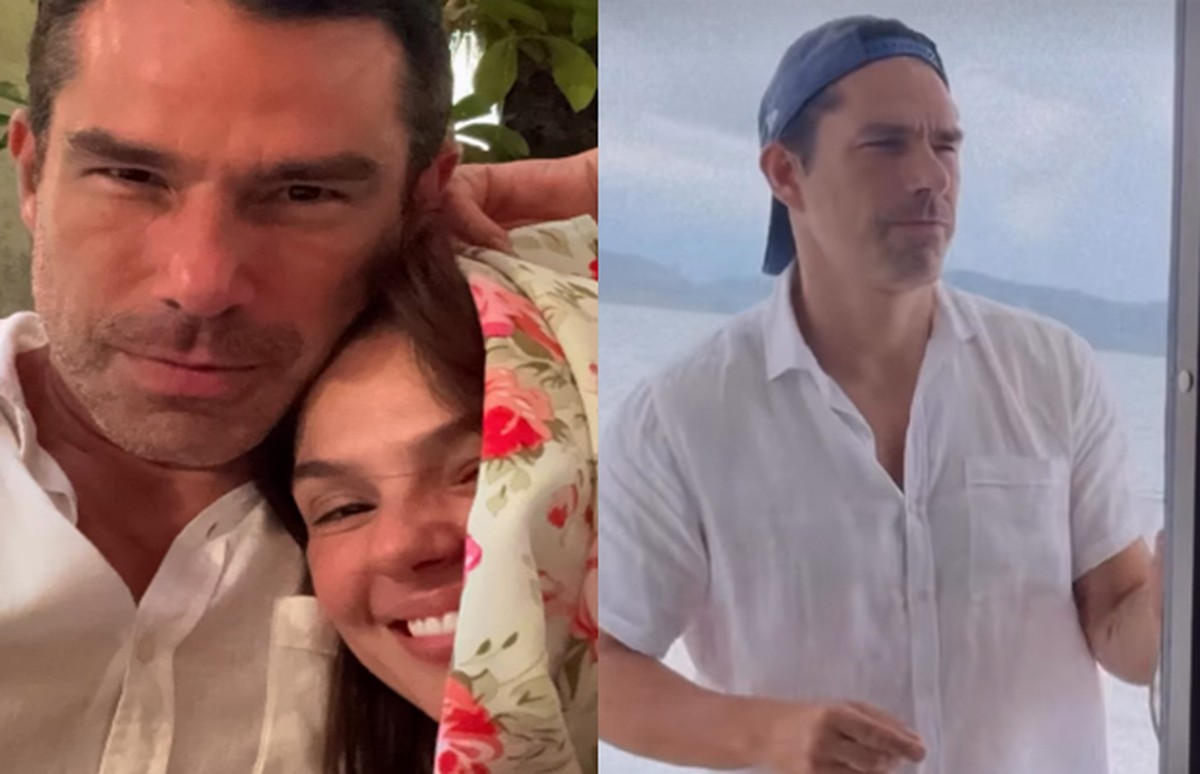 Isis Valverde flagra momento fofo de Marcus Buaiz em passeio de barco ...