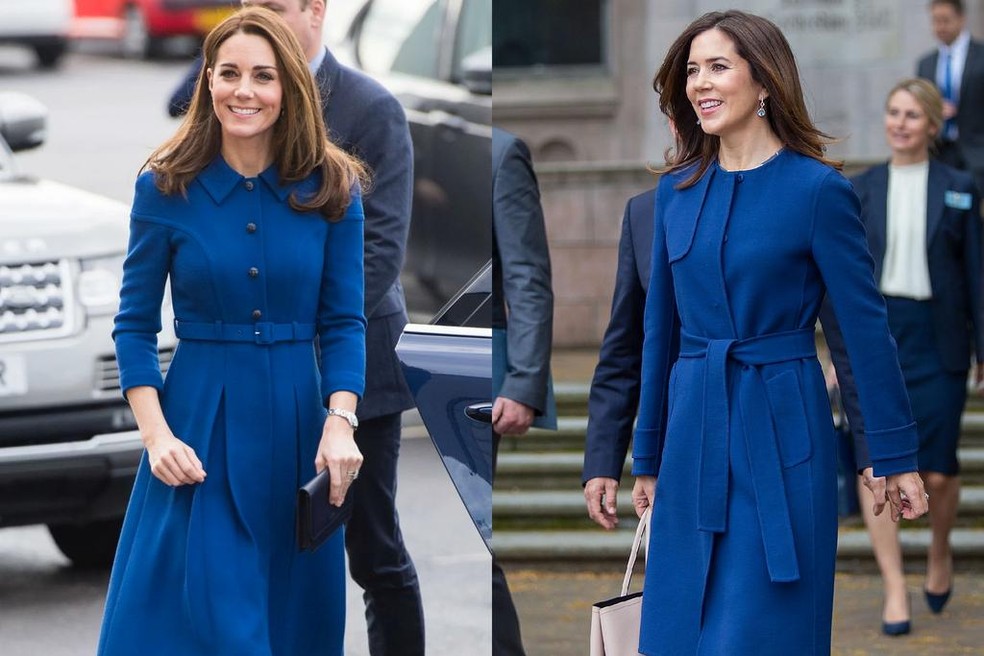 15 vezes em que Kate Middleton e a Princesa Mary vestiram praticamente ...