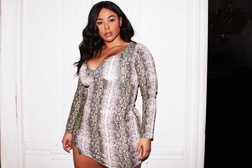 Tabria Majors exibe curvas e comenta: 'Mesmo se você não me amar, eu me ...