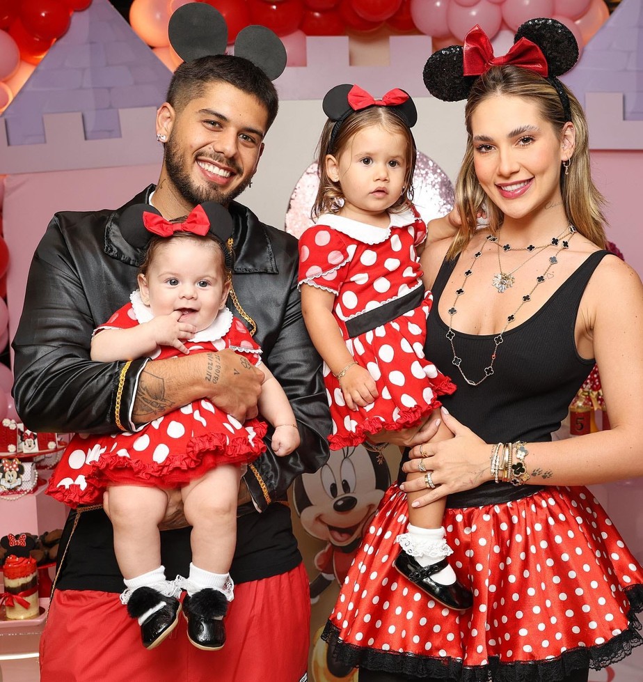 Virginia Fonseca e Zé Felipe celebram 5 meses de Maria Flor ...