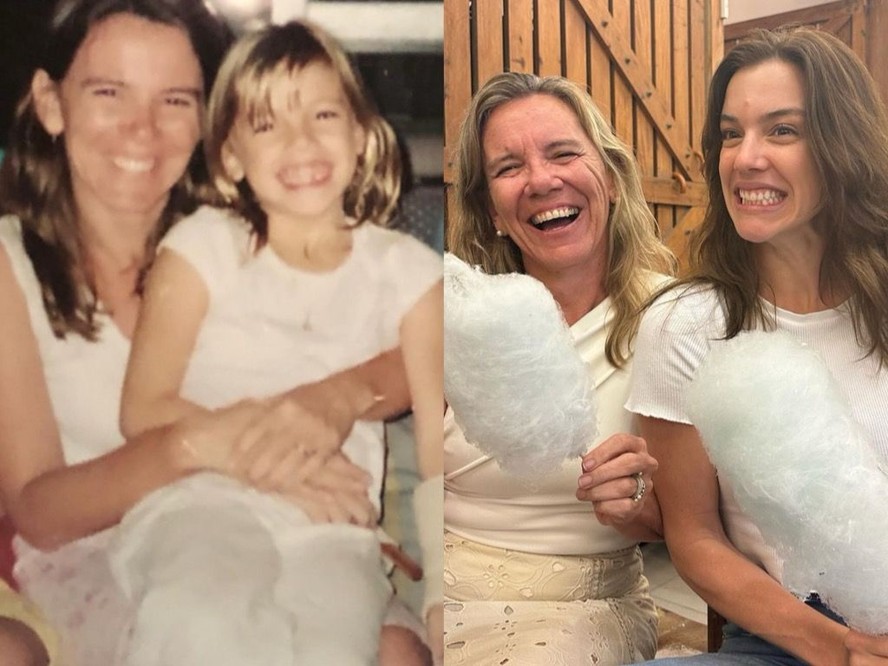 Alice Wegmann homenageia a mãe em aniversário