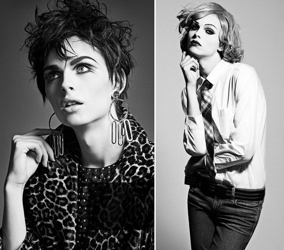 Chelsea Girls: Andrej Pejic encarna musas de Andy Warhol em editorial