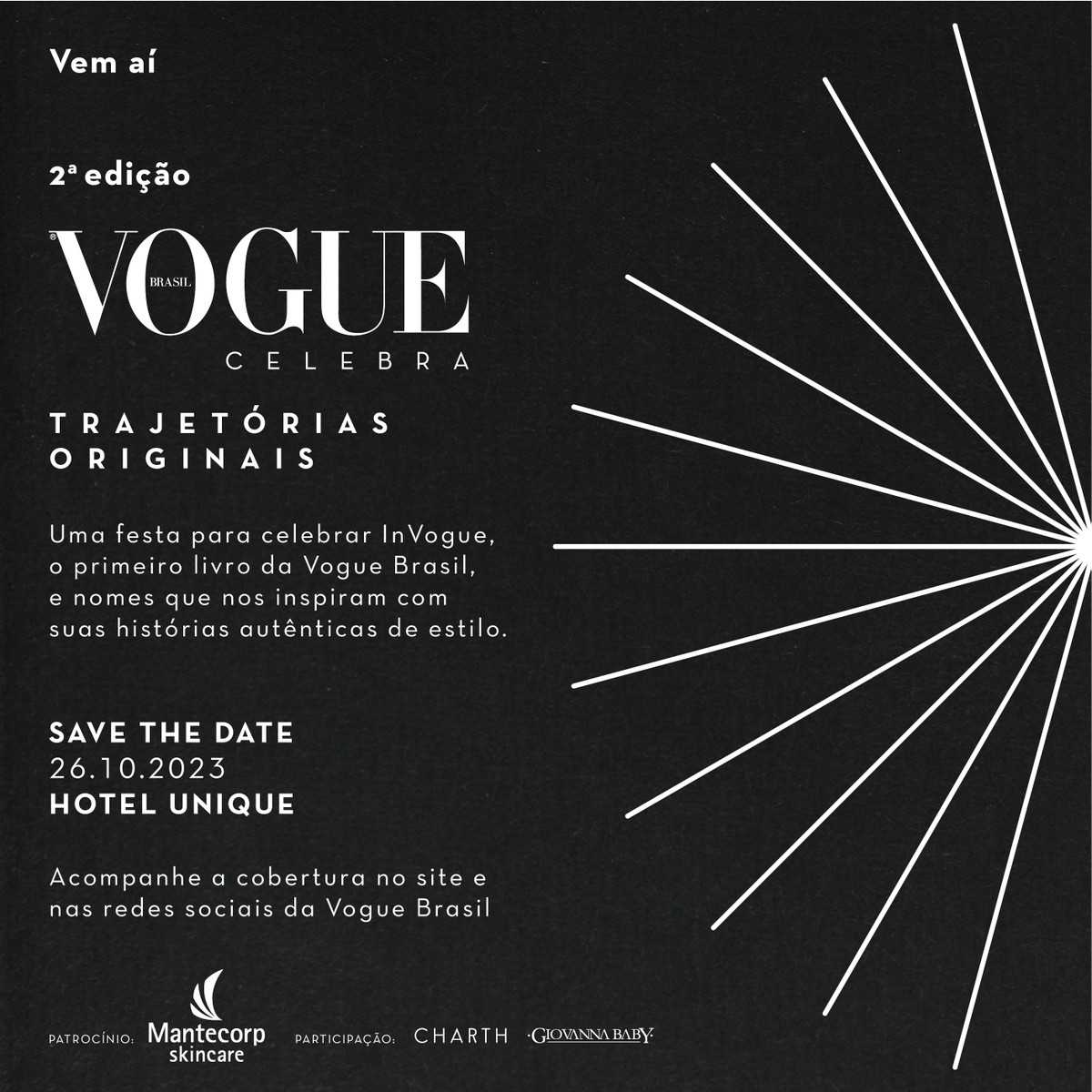 Vem aí a segunda edição do Vogue Celebra! Saiba todos os detalhes