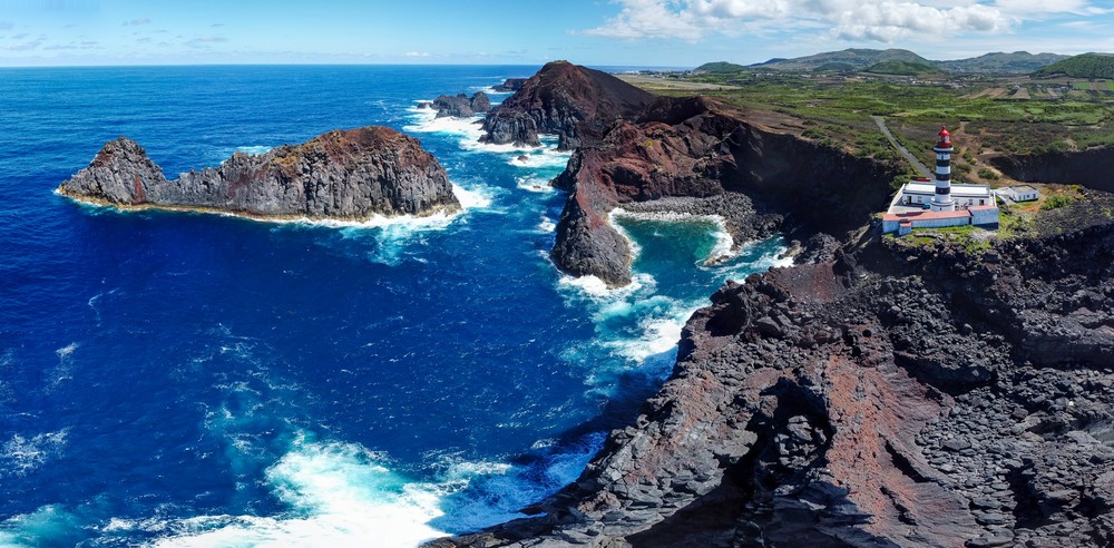 Um guia das ilhas nos Açores, em Portugal