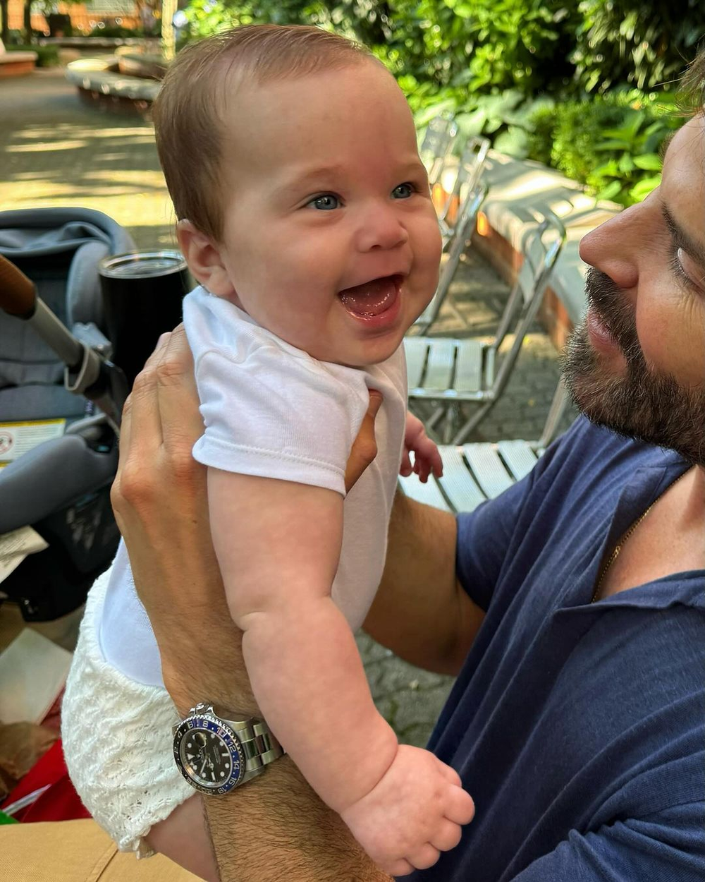 Pedro Andrade celebra primeiro Dia dos Pais nos EUA e fãs se derretem ...