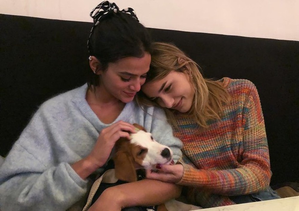 Bruna aparece em foto fofa com Sasha, Ju Jucá e Amêndoa