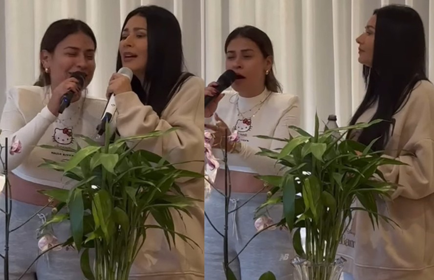 Simone aparece cantando com Simaria e agita fãs na web: 'Que momento'