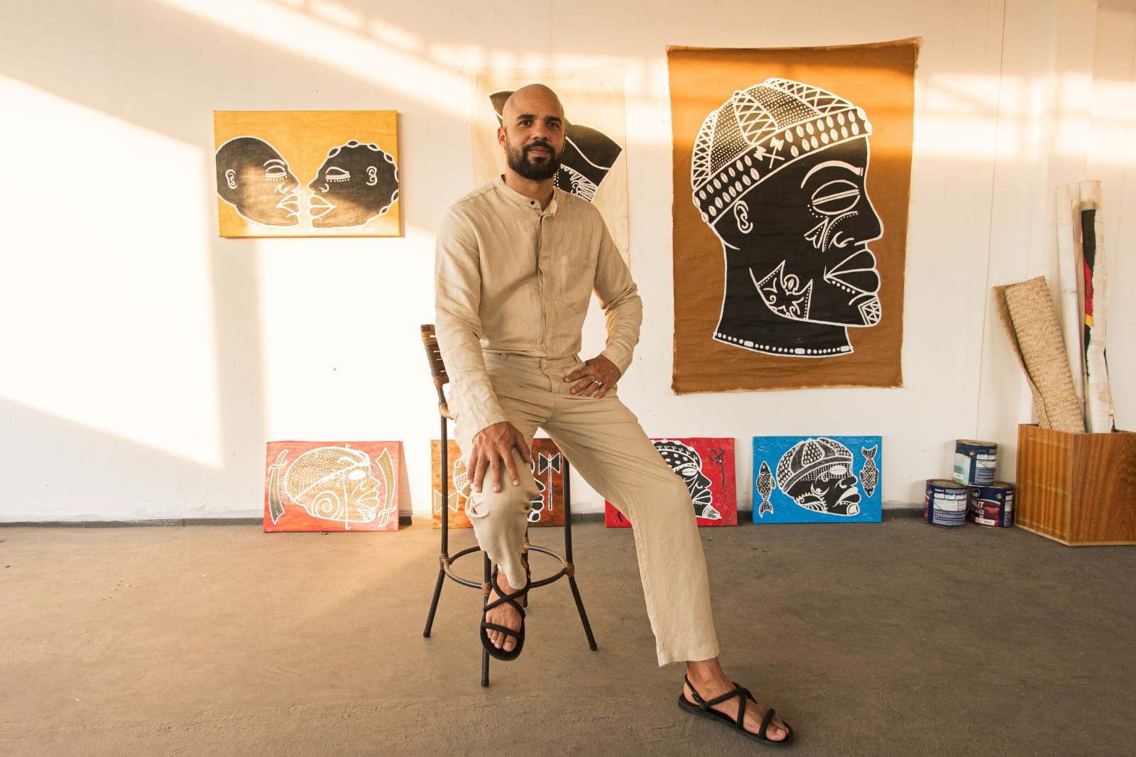 O artista Pandro Nobã integra duas mostras coletivas no Rio