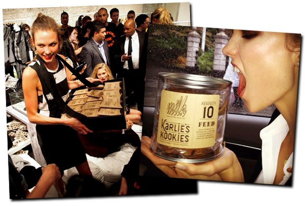Na cozinha com Karlie Kloss: top model divide a receita de seus cookies