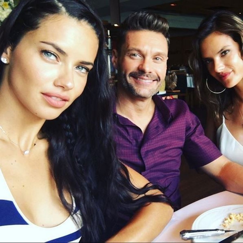 Após rumores de namoro, Adriana Lima e Ryan Seacrest são flagrados em ...