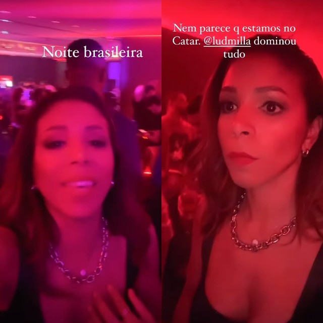 Belle Silva curte show da Ludmilla com Karoline Lima e Rafa Kalimann no ...