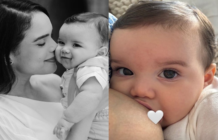 Discreta, Carol Macedo encanta a web ao postar foto da filho, Leo