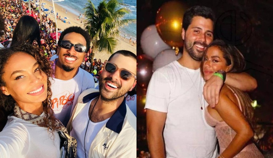 Michael Chetrit curte Carnaval em Salvador com top model Joan Smalls