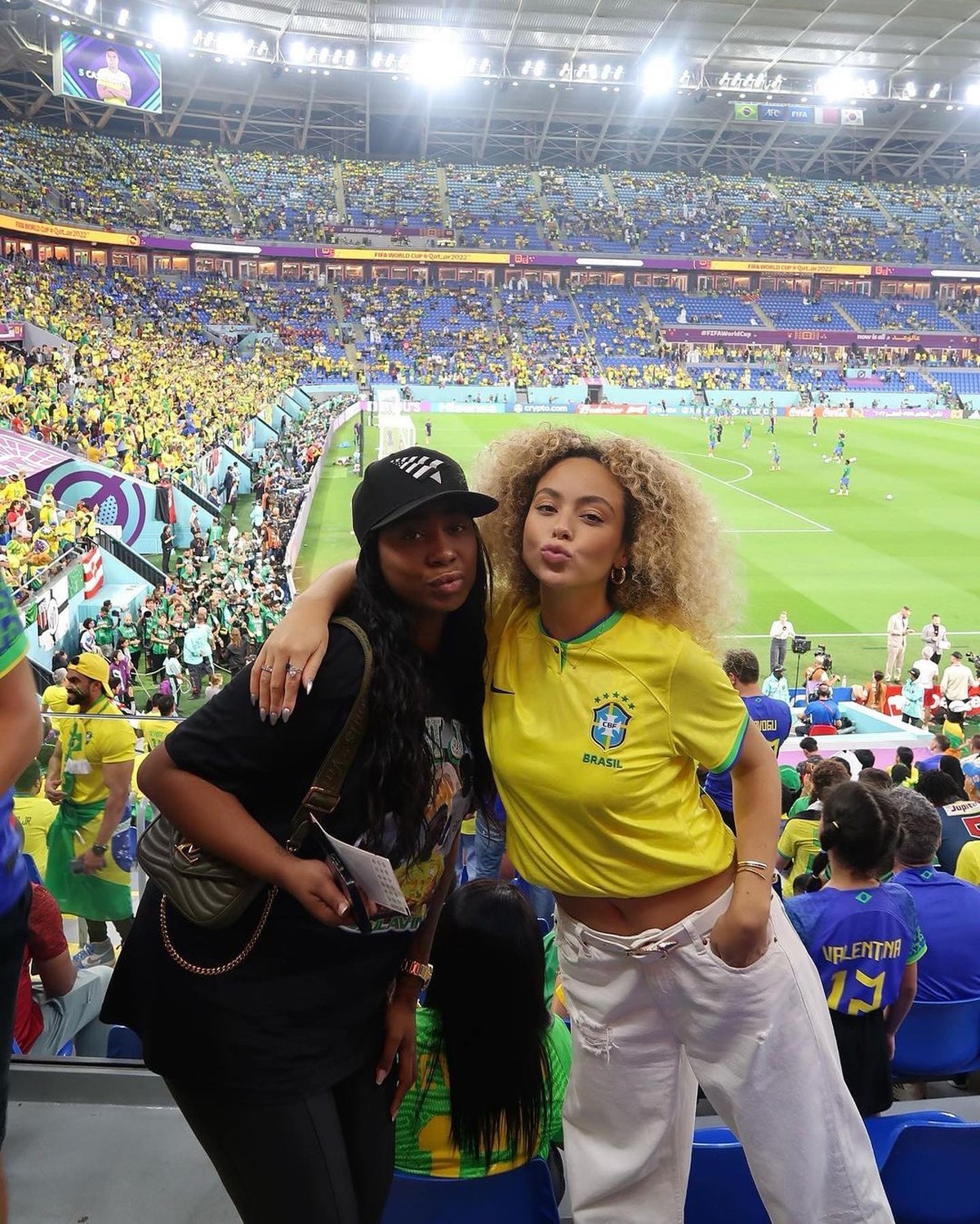 Affair de Vini Jr, Julia Rodrigues celebra vitória da seleção ...