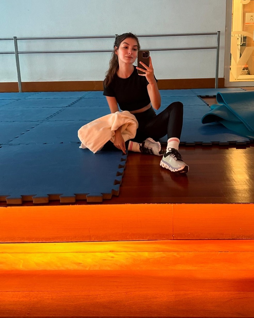 Marina Moschen surge em clique raro com a namorada: 'Amor, sol e chuva ...