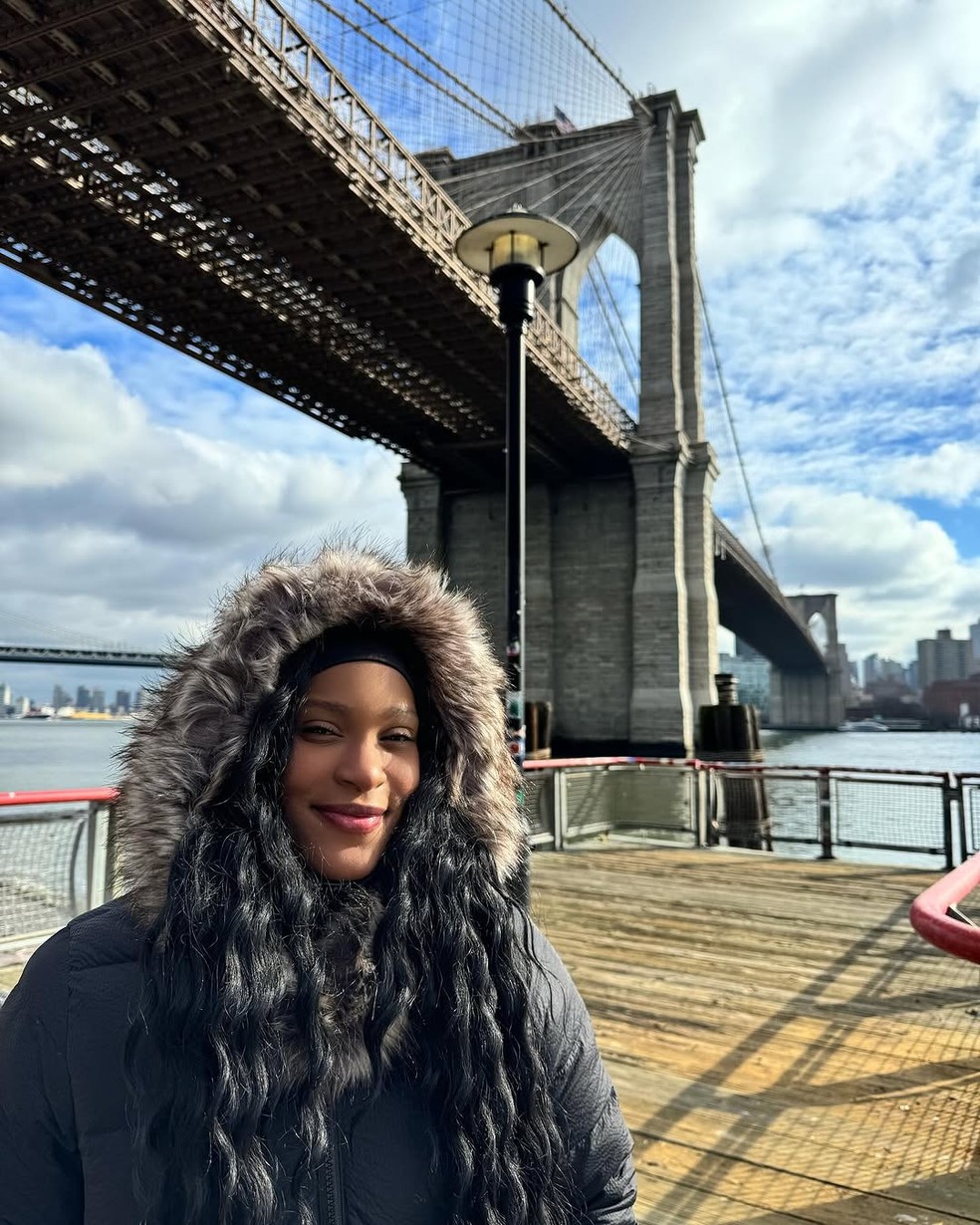 Rebeca Andrade abre álbum de fotos de viagem em Nova York e encanta ...