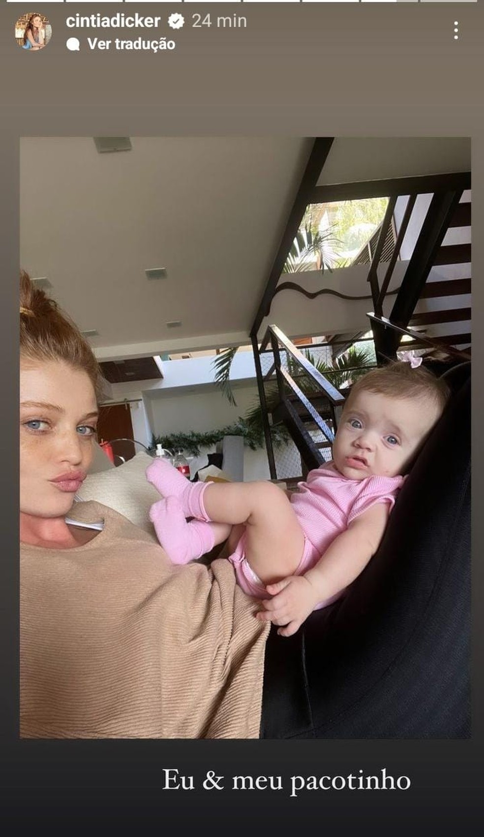 Cintia Dicker encanta ao compartilhar momento fofo com Aurora ...