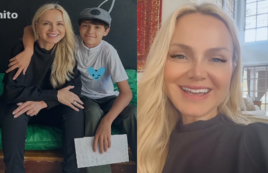 Eliana posta foto com filho, Arthur e se derrete ao contar sobre ...