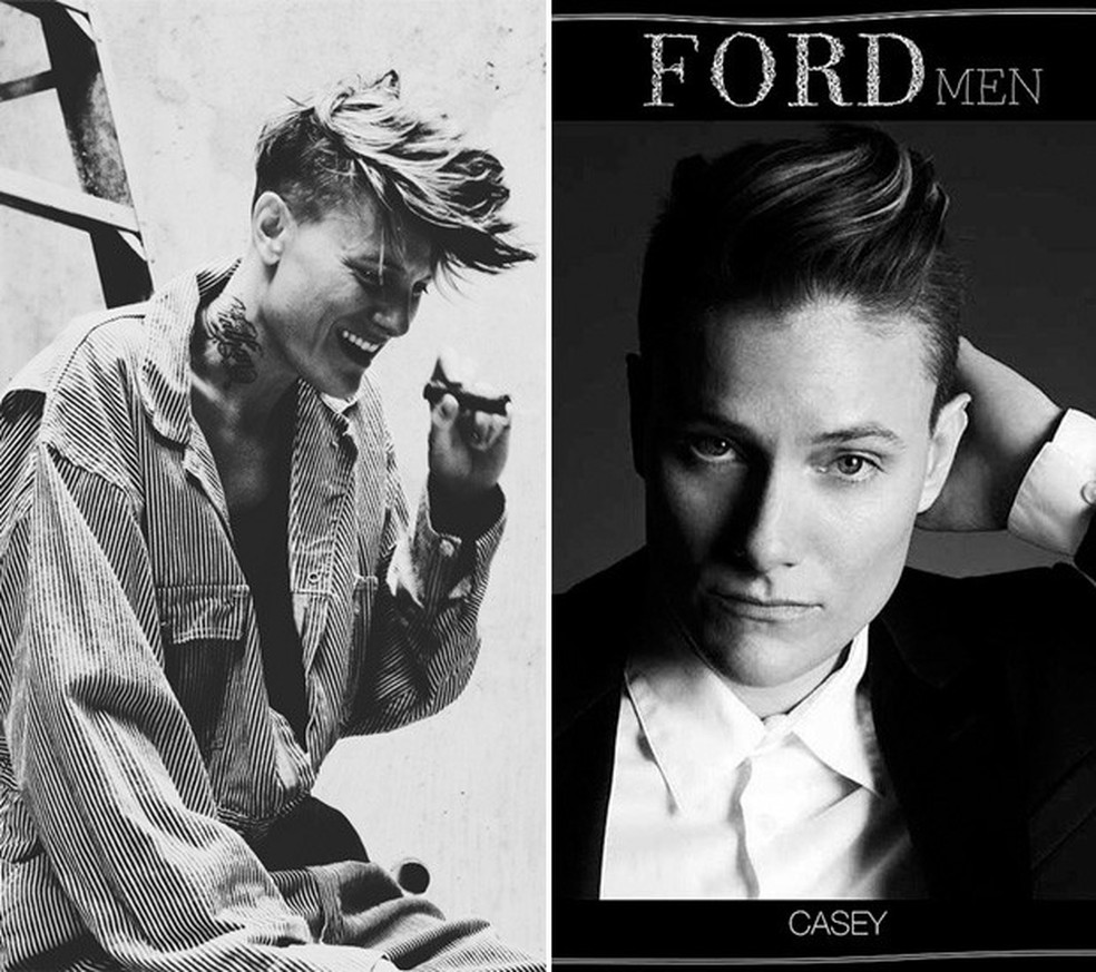 Modelo andrógina Casey Legler posa nua para Mario Testino
