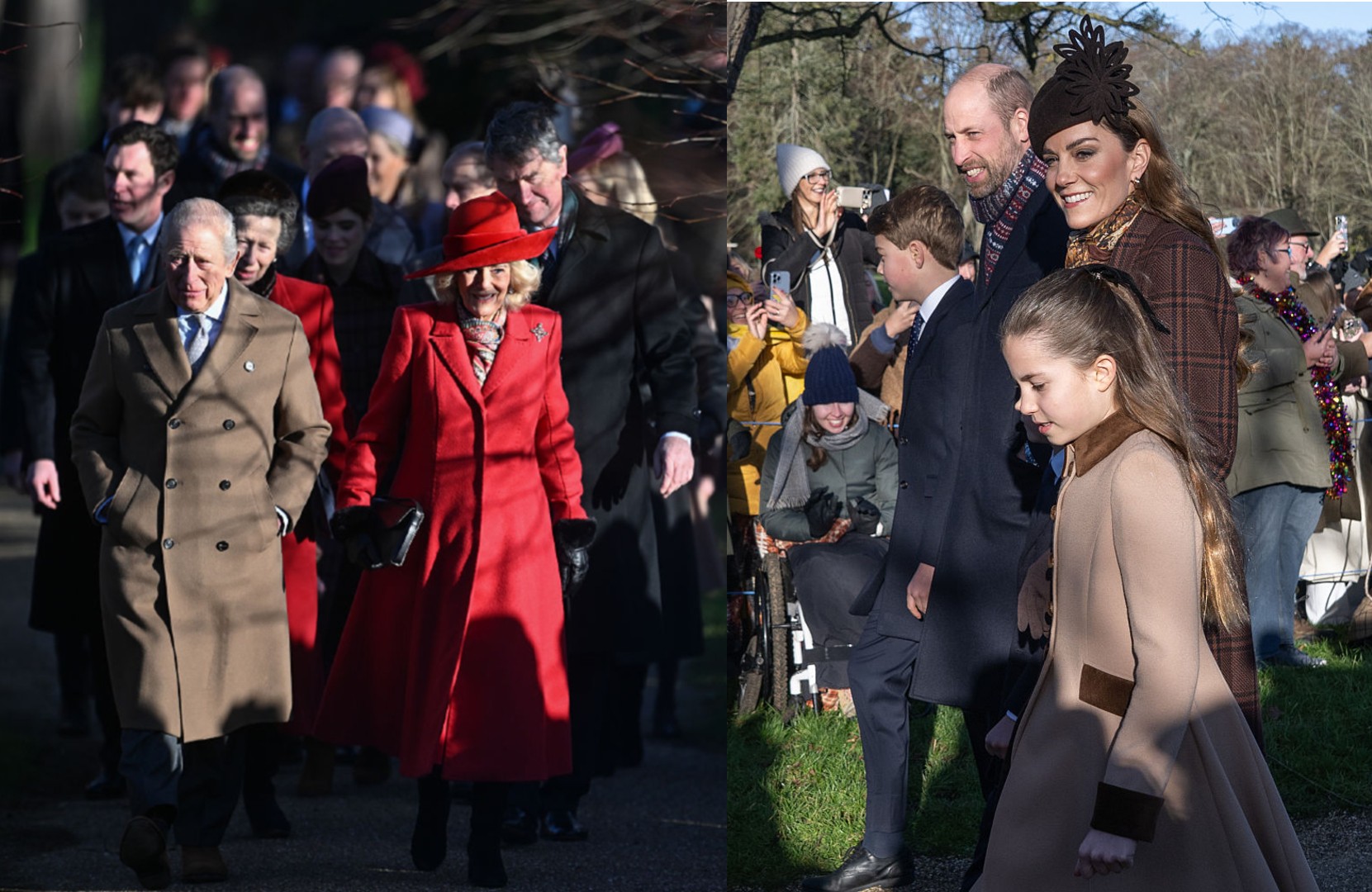 Família Real se reúne em tradicional missa de Natal