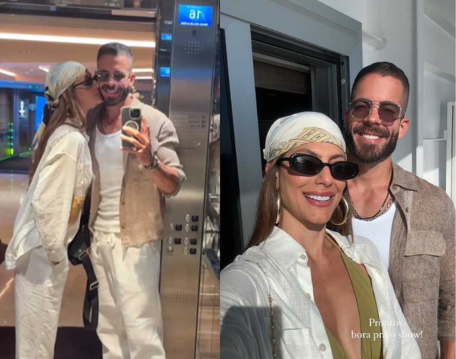 Mari Gonzalez e Pipo Marques exibem momento romântico nas redes sociais