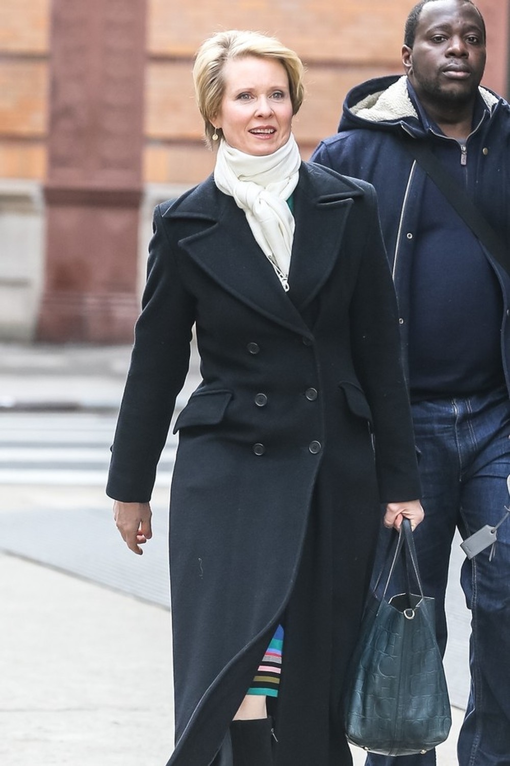 Cynthia Nixon surge com novo segurança após anunciar candidatura