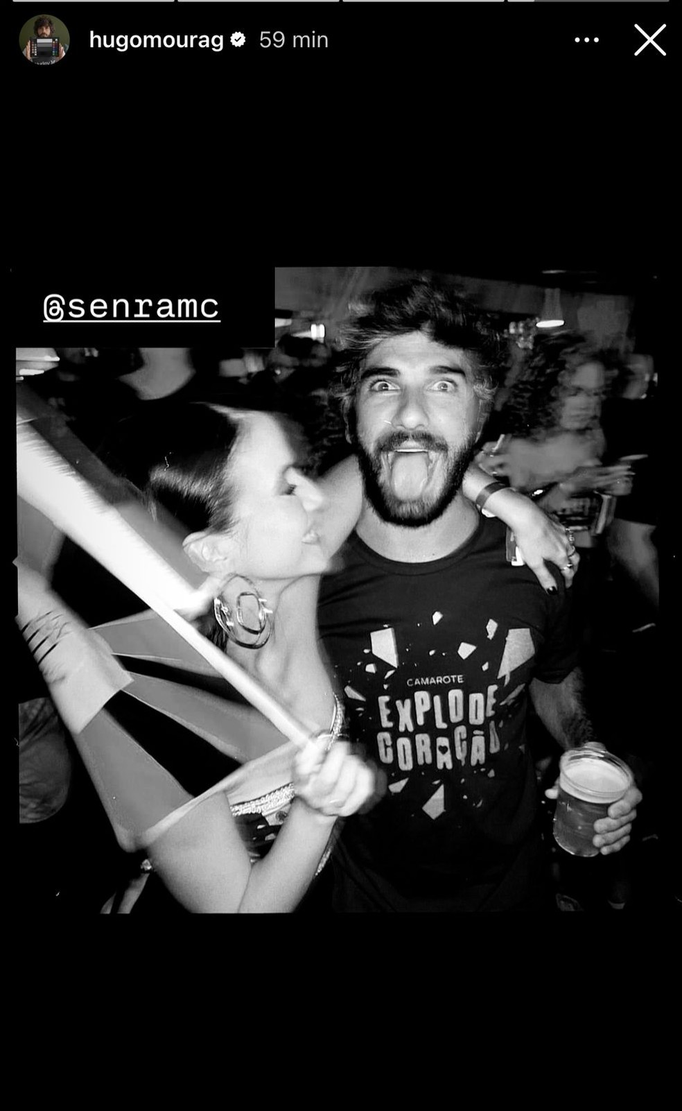 Hugo Moura faz homenagem de aniversário para a namorada, Maria Clara Senra