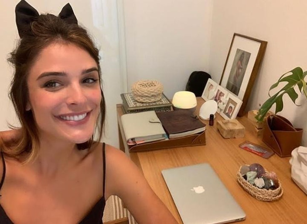 Rafa Brites celebra o home office: 'Transformando sonhos em realidade'
