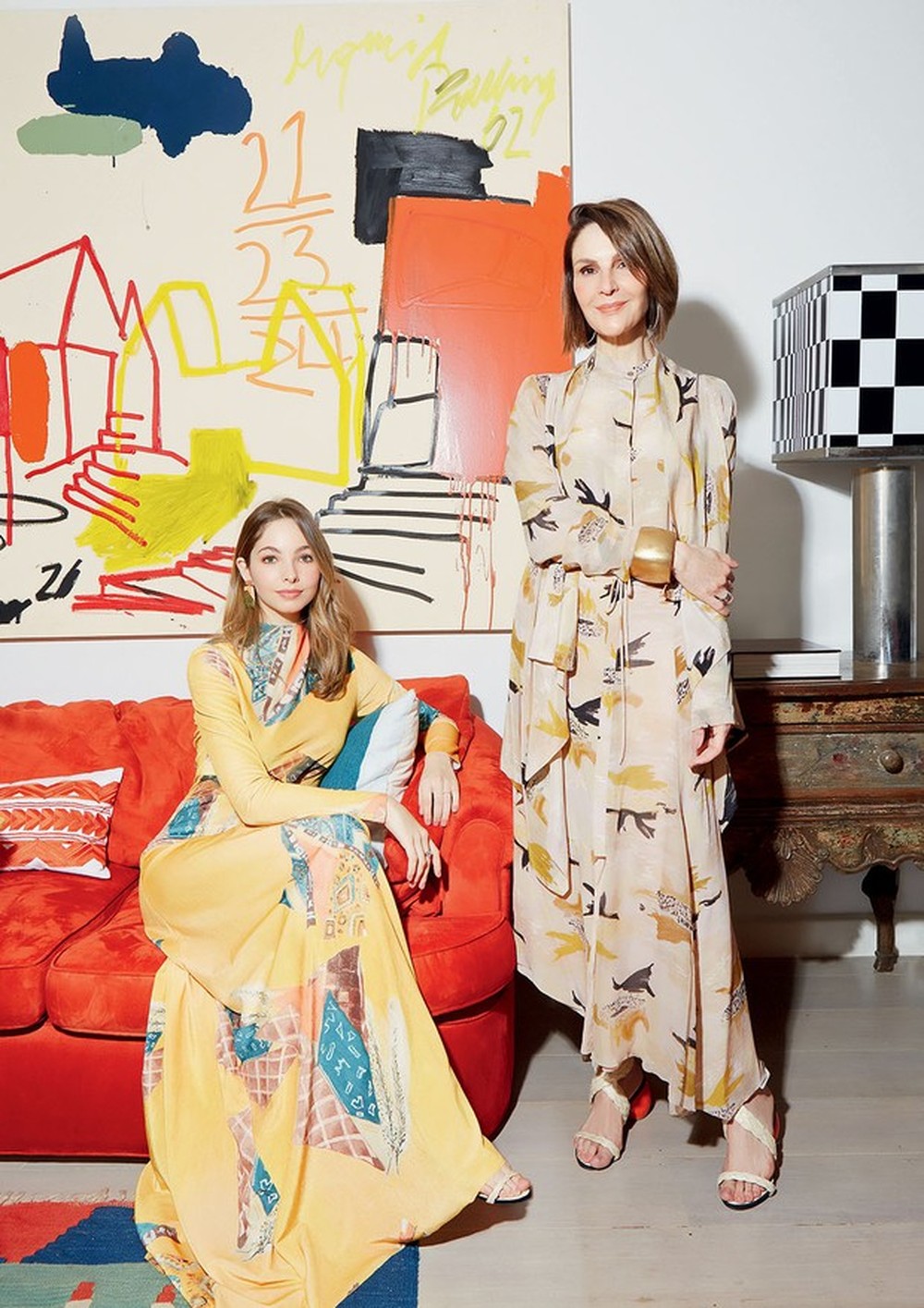 Toia Lemann e a filha Maria Osório dividem o mesmo guarda-roupa e o ...