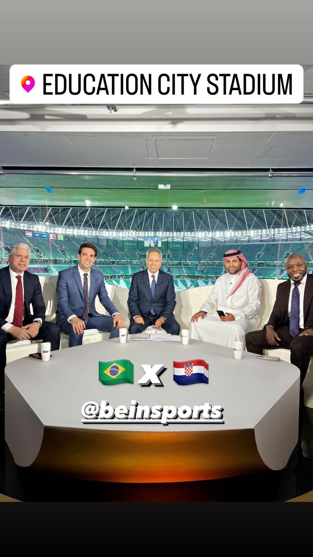 Kaká leva filho mais velho, Luca, para acompanhar Copa do Mundo