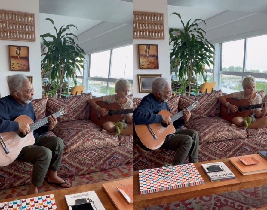 Gilberto Gil publica homenagem para a neta que acaba de completar 16 anos