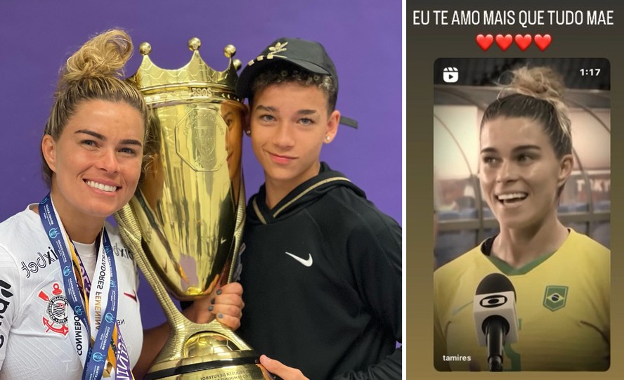 Filho faz homenagem após Tamires resgatar vídeo da eliminação nas ...