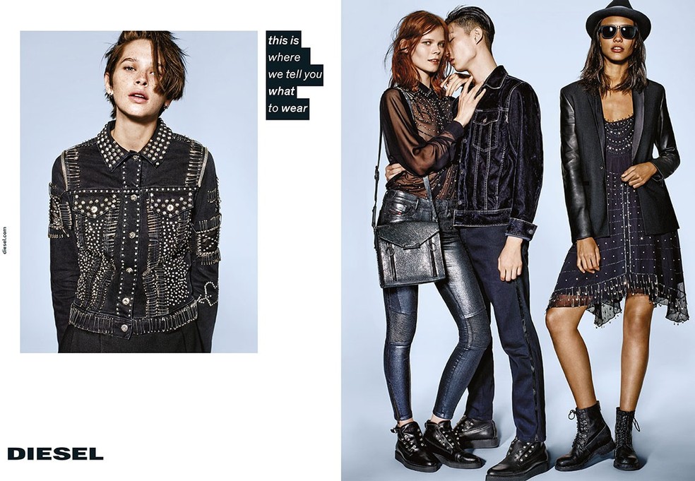 Inverno da Diesel ganha styling de Nicola Formichetti