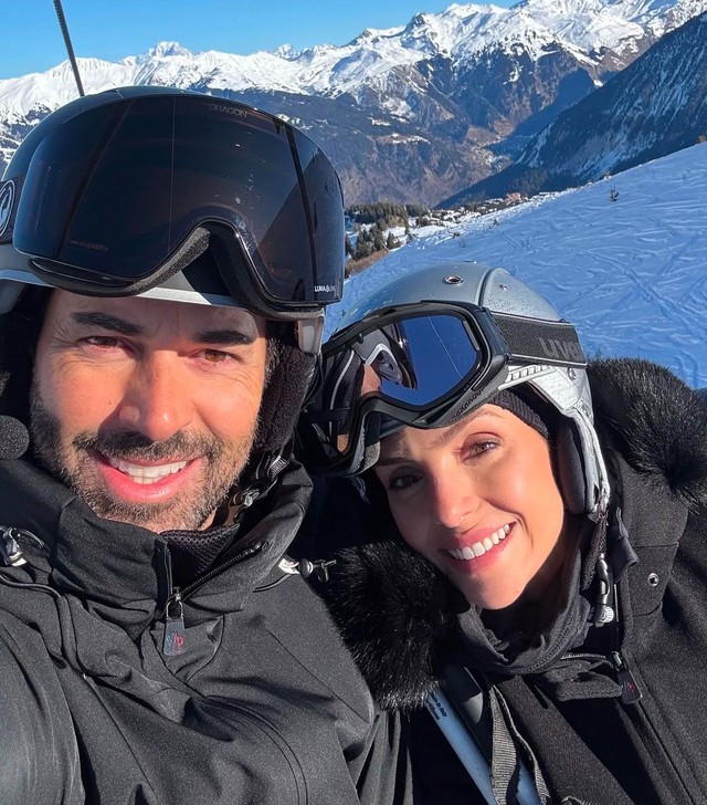 Carol Celico e Eduardo celebram 9 anos de união na França