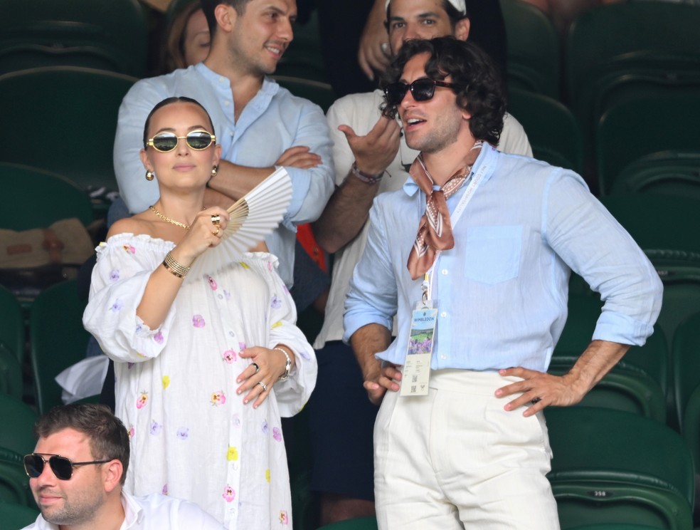 Famosos marcam presença no segundo dia do campeonato de tênis de Wimbledon