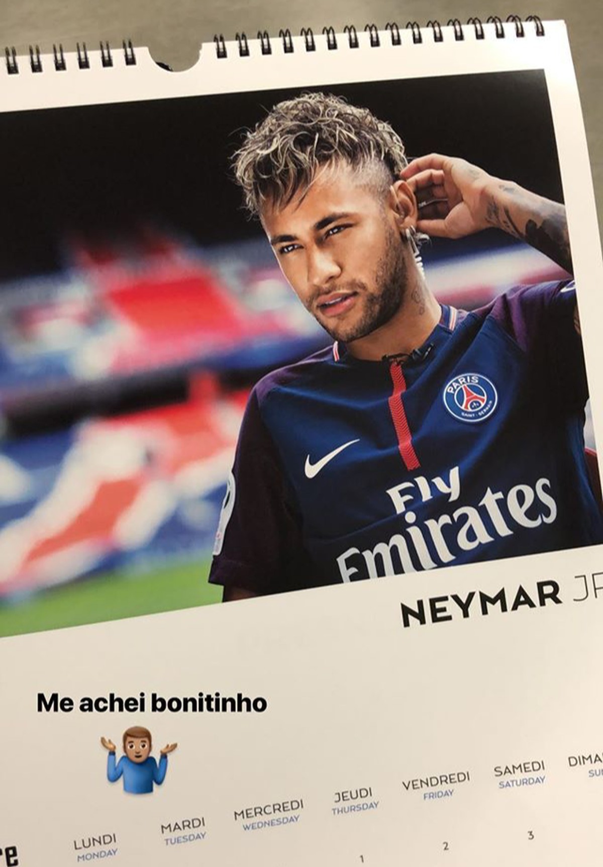 Neymar sobre foto em calendário: "Me achei bonitinho" | Celebridades ...