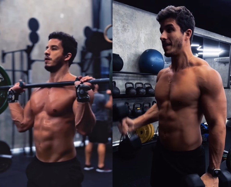 Ricky Tavares exibe treino intenso de Crossfit