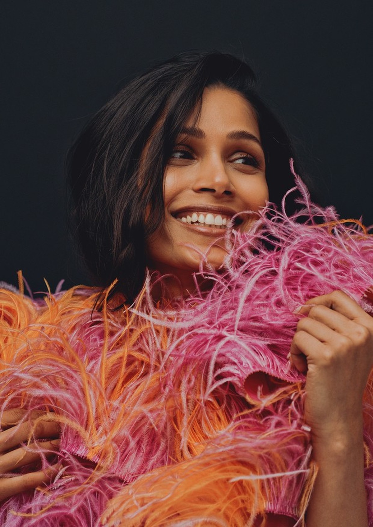 Uma tarde com Freida Pinto
