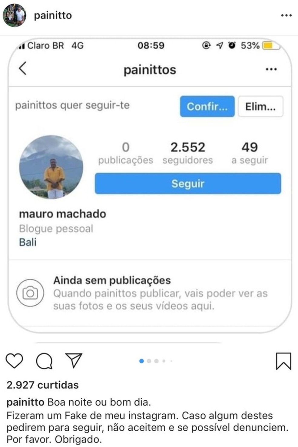 O papai é pop! Pai de Anitta, Mauro Machado abre o Instagram e vira ...